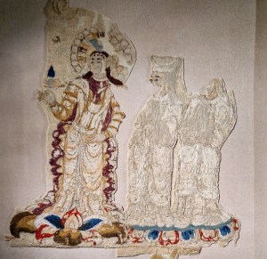 Manichees borduurwerk (Humboldtforum, Berlijn)