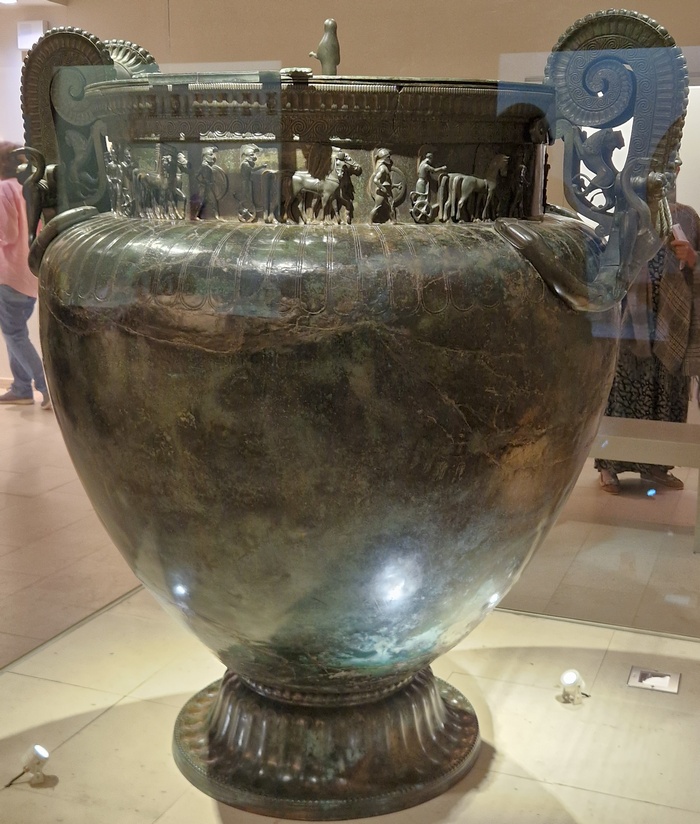 De krater van Vix (Musée du Pays Châtillonnais)