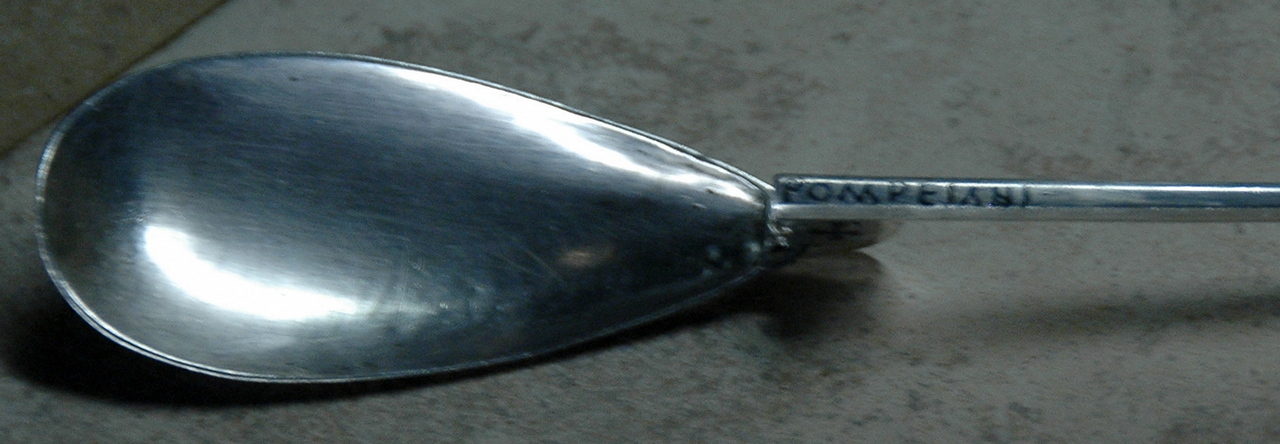 Lepel uit Visigotisch Aquitanië met Latijnse inscriptie (Musée d ...